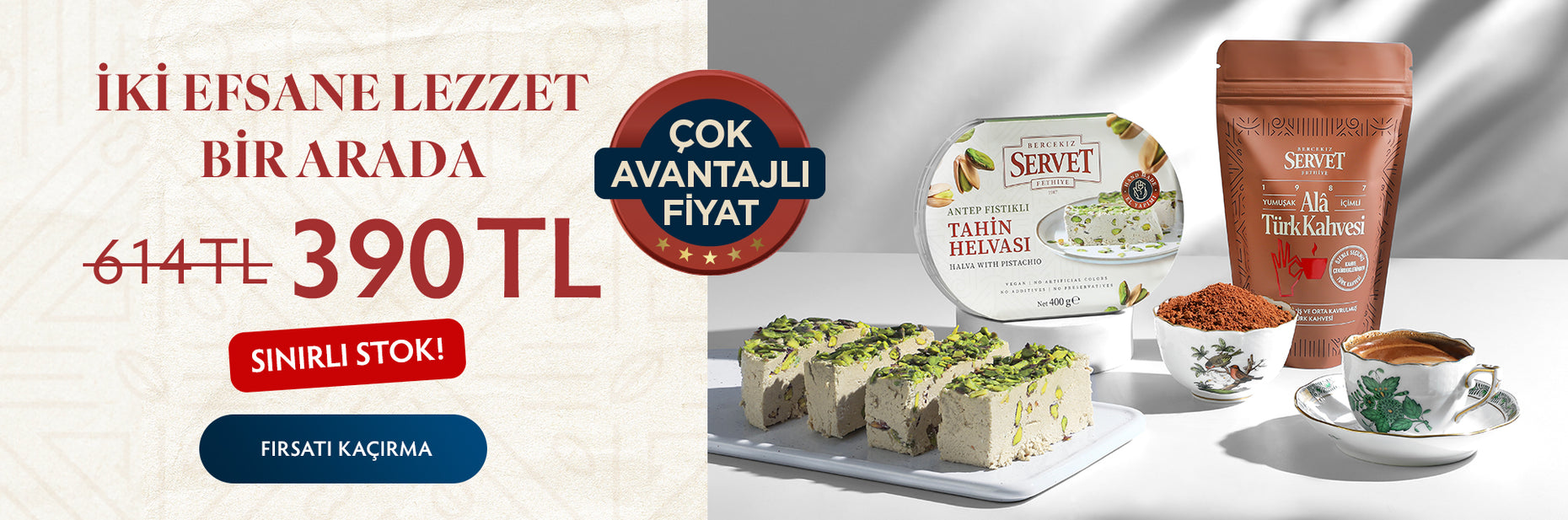 Servet | El Yapımı Helva, Lokum, Atalık Altın Susamdan Tahin