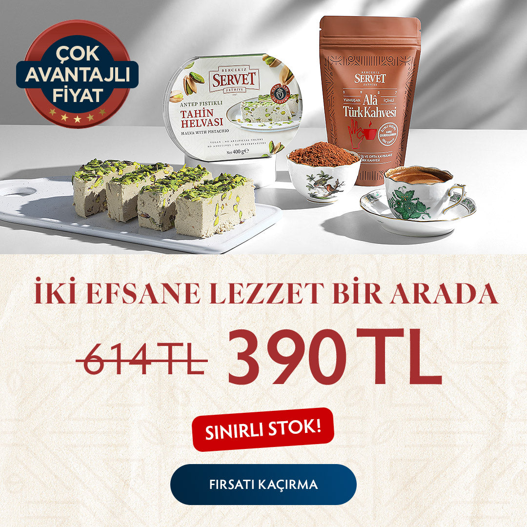 Servet | El Yapımı Helva, Lokum, Atalık Altın Susamdan Tahin