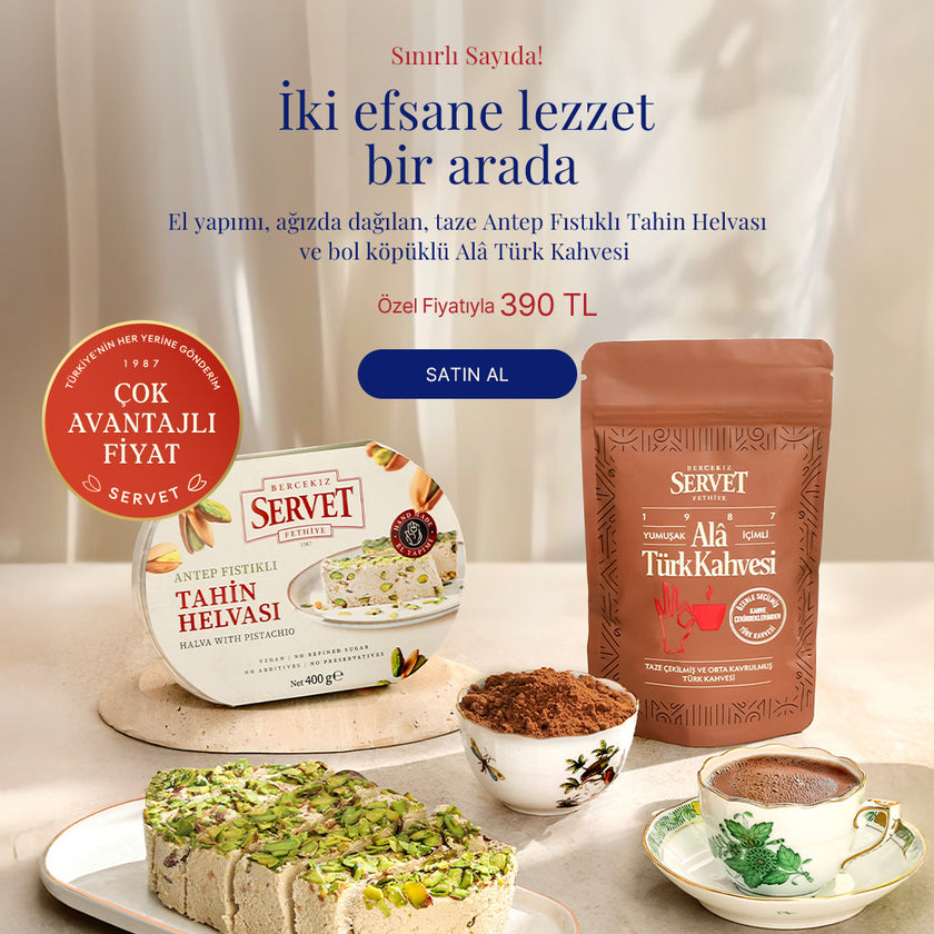 Servet | El Yapımı Helva, Lokum, Atalık Altın Susamdan Tahin