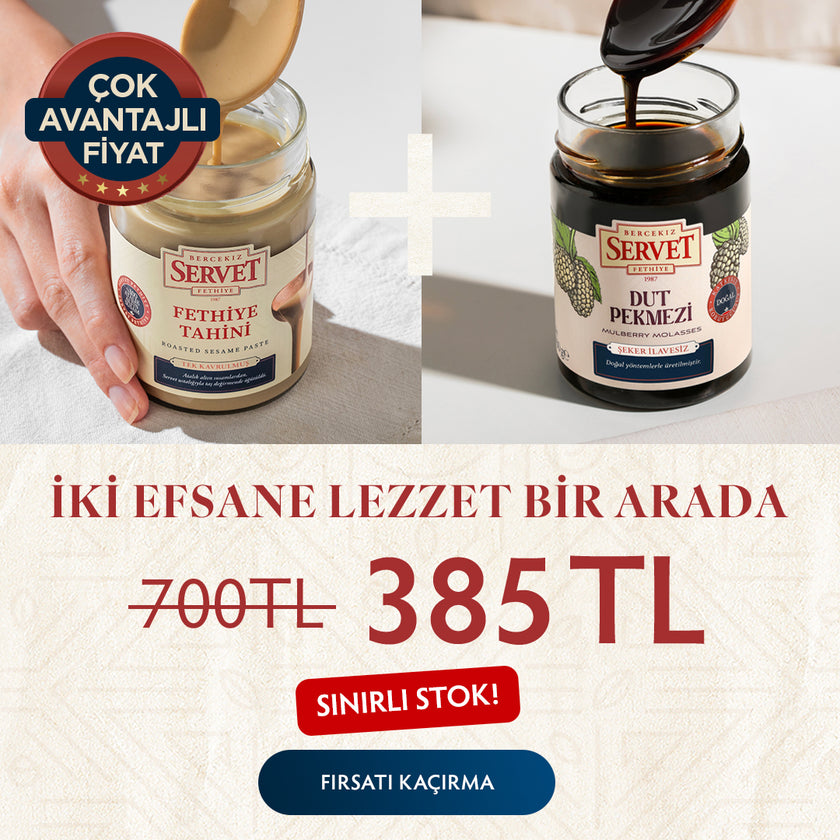 Servet | El Yapımı Helva, Lokum, Atalık Altın Susamdan Tahin